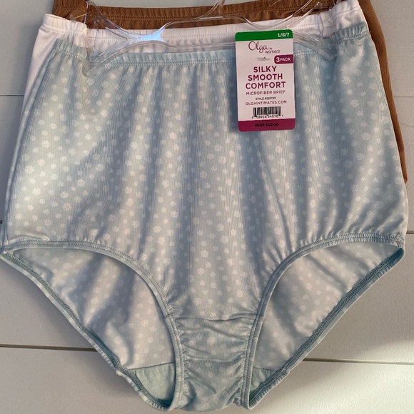Olga | Intimates & Sleepwear | Olga Silky Microfiber Briefs L7 Xl8 ...